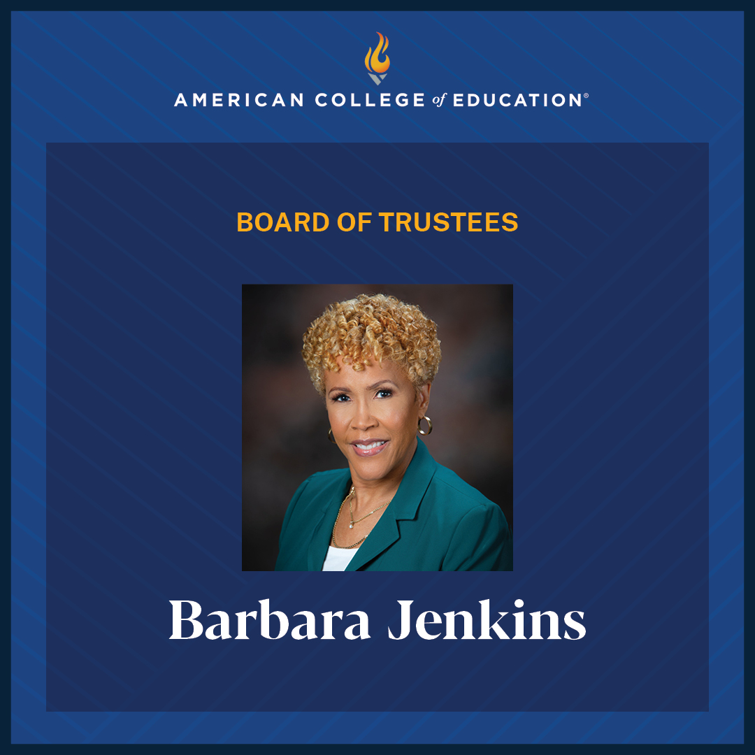 American College of Education Welcomes Dr. Barbara Jenkins to its Board ...