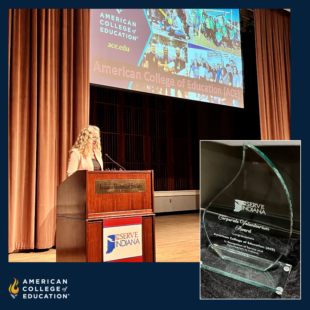 ACE Receives Serve Indiana Award for Excellence for Volunteerism and ...